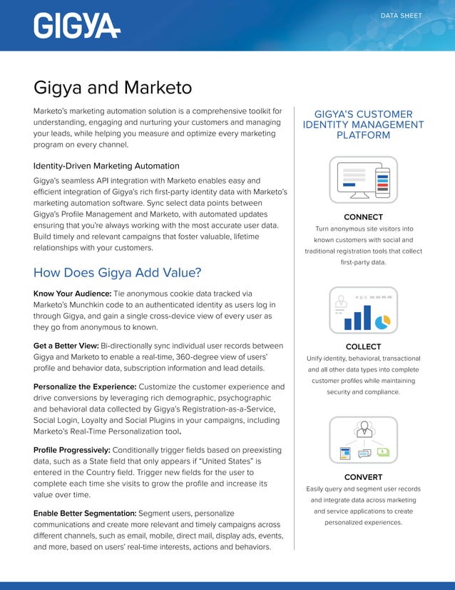 Gigya and Marketo | PDF | Internet | Computing