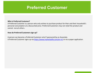 Herbalife Business Plan for marketing the direct selling | PPTX