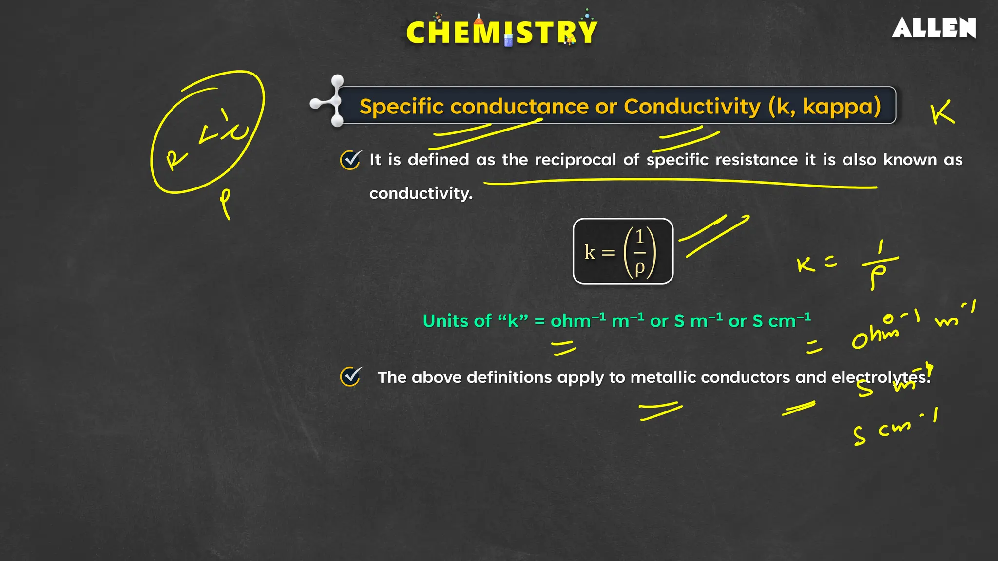 Chemistry pdf specific conductance download | PDF