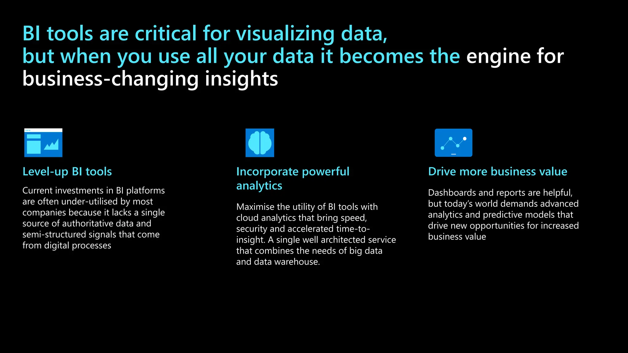 Microsoft Azure - Analytics & Power BI intro | PPT