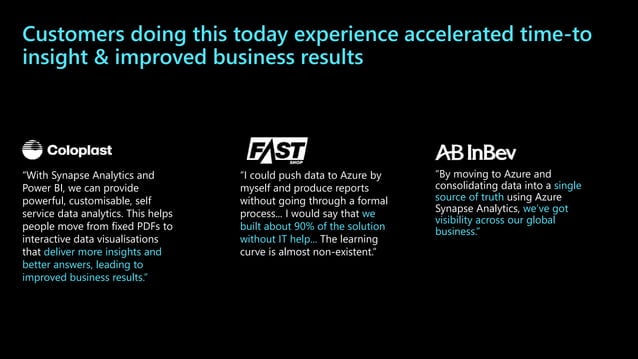 Microsoft Azure - Analytics & Power BI intro | PPT