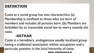 Sociology indian caste system and its origin | PDF