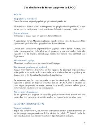 Una simulación de Scrum con piezas de LEGO para varios equipos, de ...