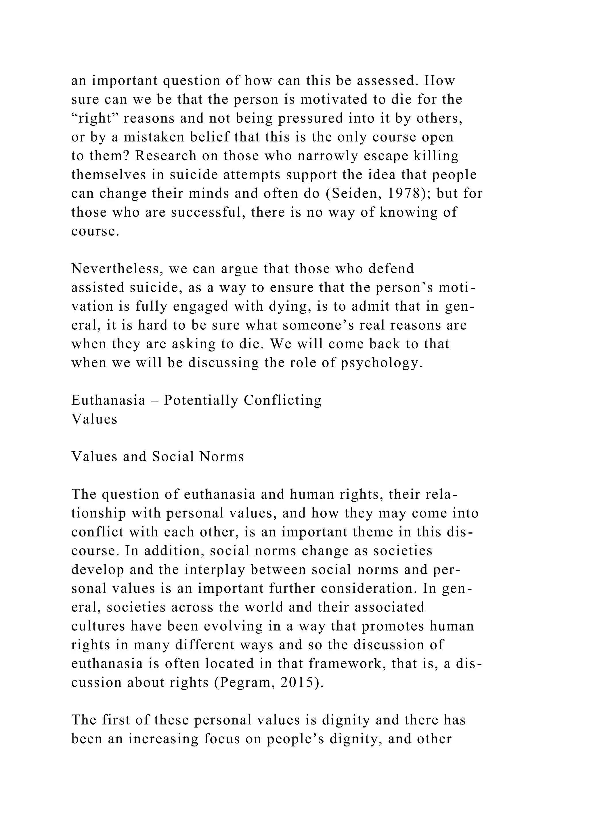 Original Articles and ReviewsThe Psychology of Euthanasia.docx