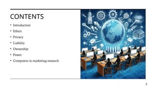 Ethics of computing in research methodology and computers in marketing ...