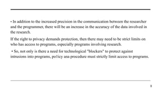 Ethics of computing in research methodology and computers in marketing ...