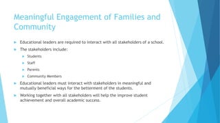 Educational Leadership Outlook | PPT