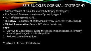 CORNEAL DYSTROPHIES | PPT