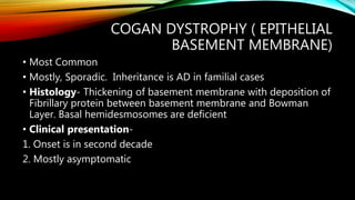 CORNEAL DYSTROPHIES | PPT