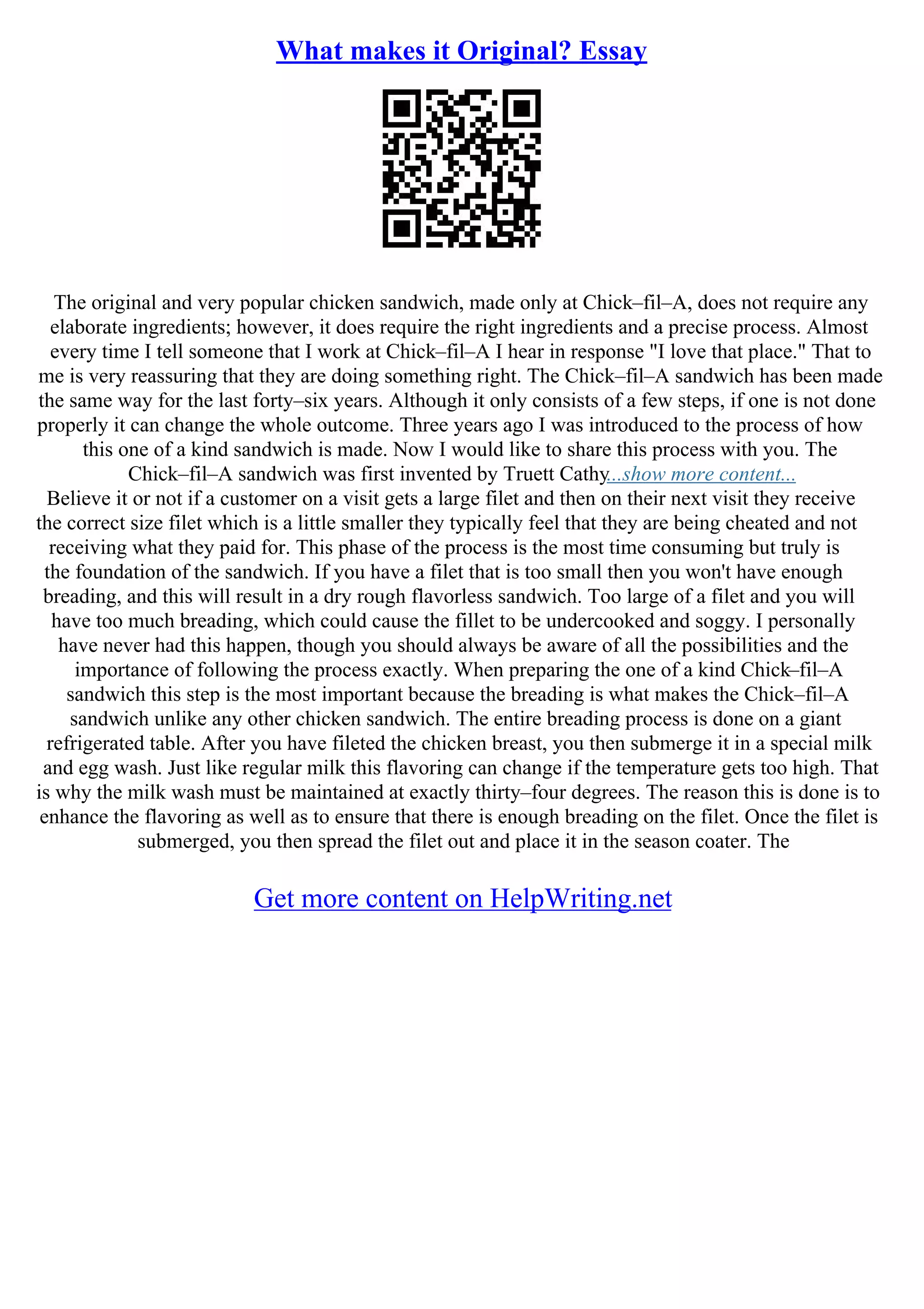 Original Essays | PDF