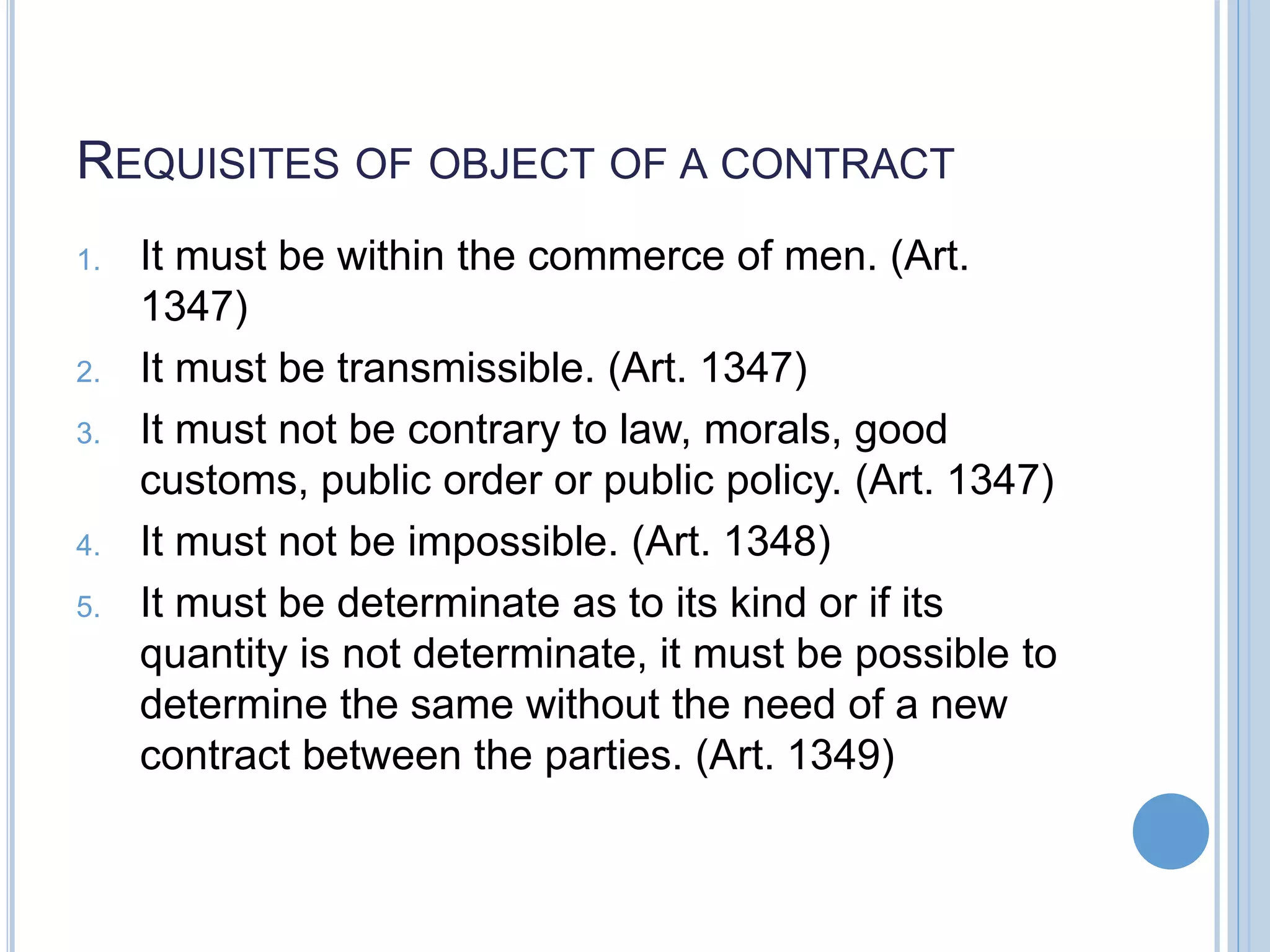 Essential Requisites of Contracts | PPTX