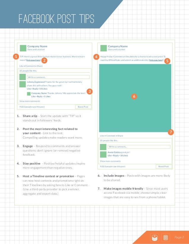 Updated Facebook Template Guide for New Layout for Pages