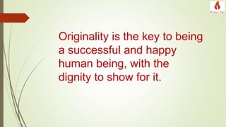 Originality | PPTX | Religion & Spirituality