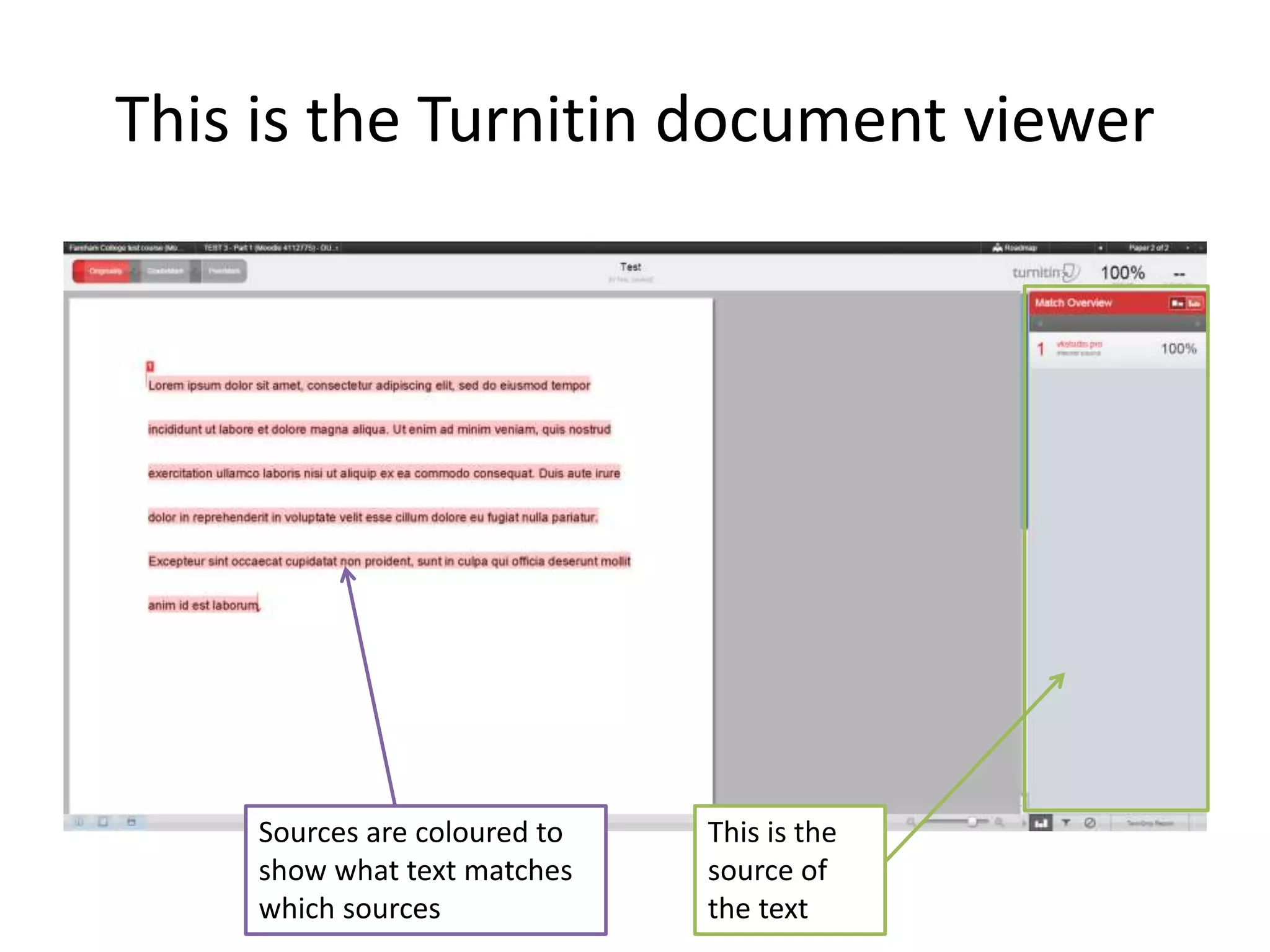 Originality reports | PPTX