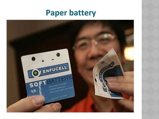 paper battery | PPT
