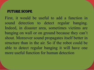 Alive human detector | PPT