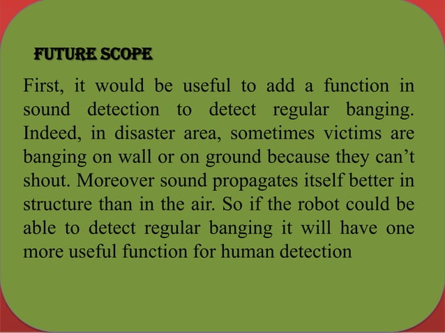 Alive human detector | PPT