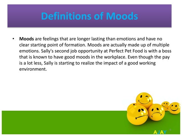 EMOTIONS AND MOODS | PPTX