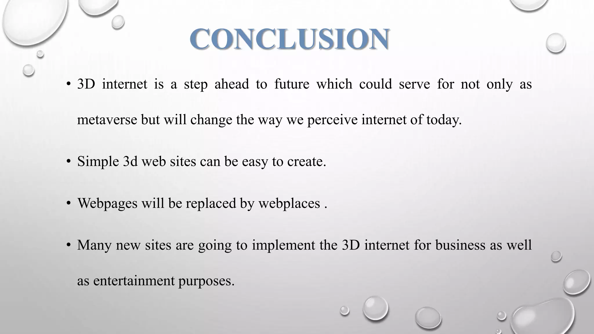 3D internet | PPT