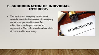 14 PRINCIPLES OF MANAGEMENT | PDF