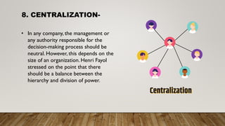 14 PRINCIPLES OF MANAGEMENT | PDF