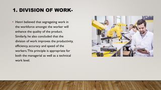 14 PRINCIPLES OF MANAGEMENT | PPT