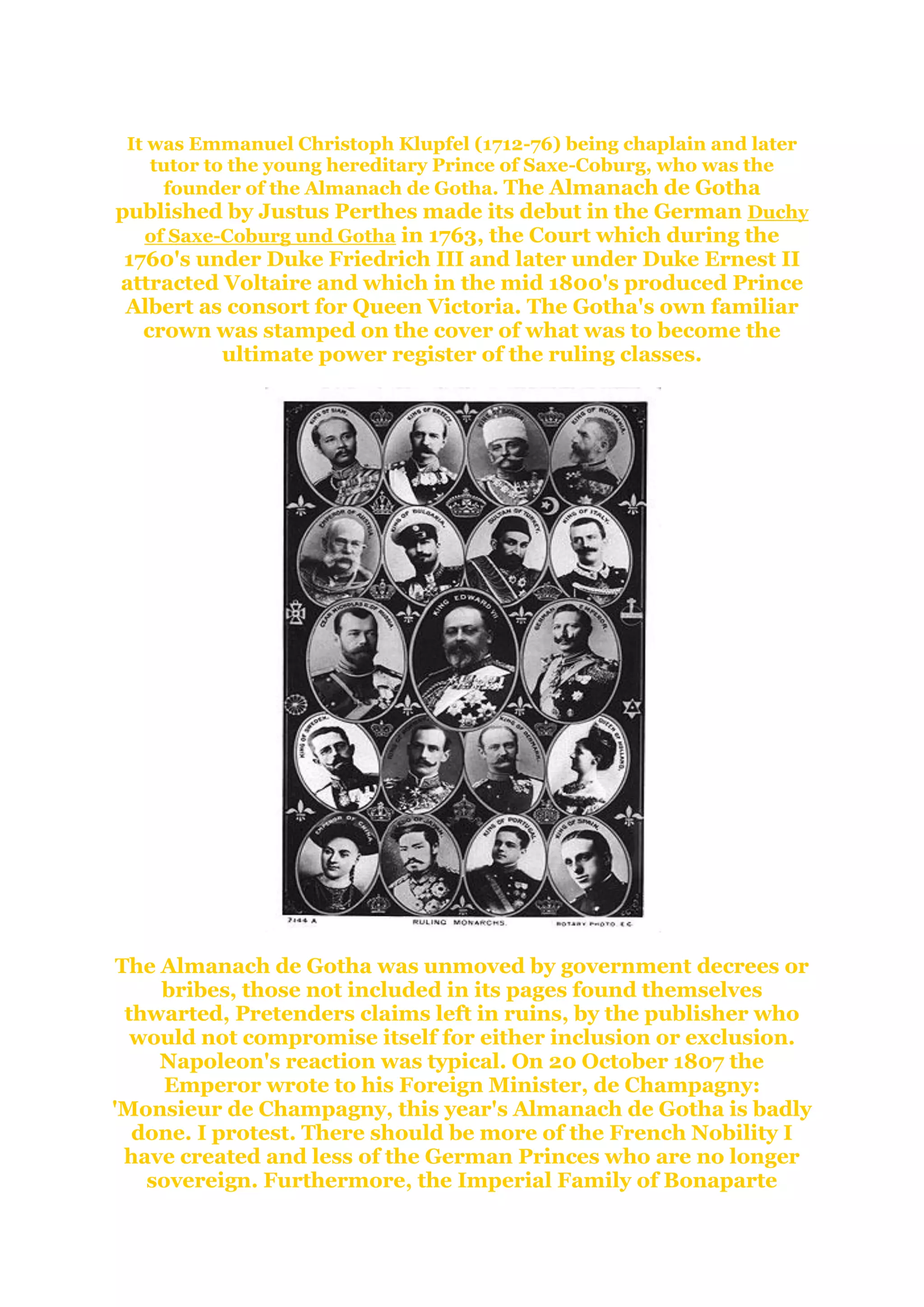 Original Royal Genealogical Reference Handbook | PDF