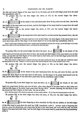 1º KLOSE’S CONSERVATORY METHOD FOR THE CLARINET.Original scans ...