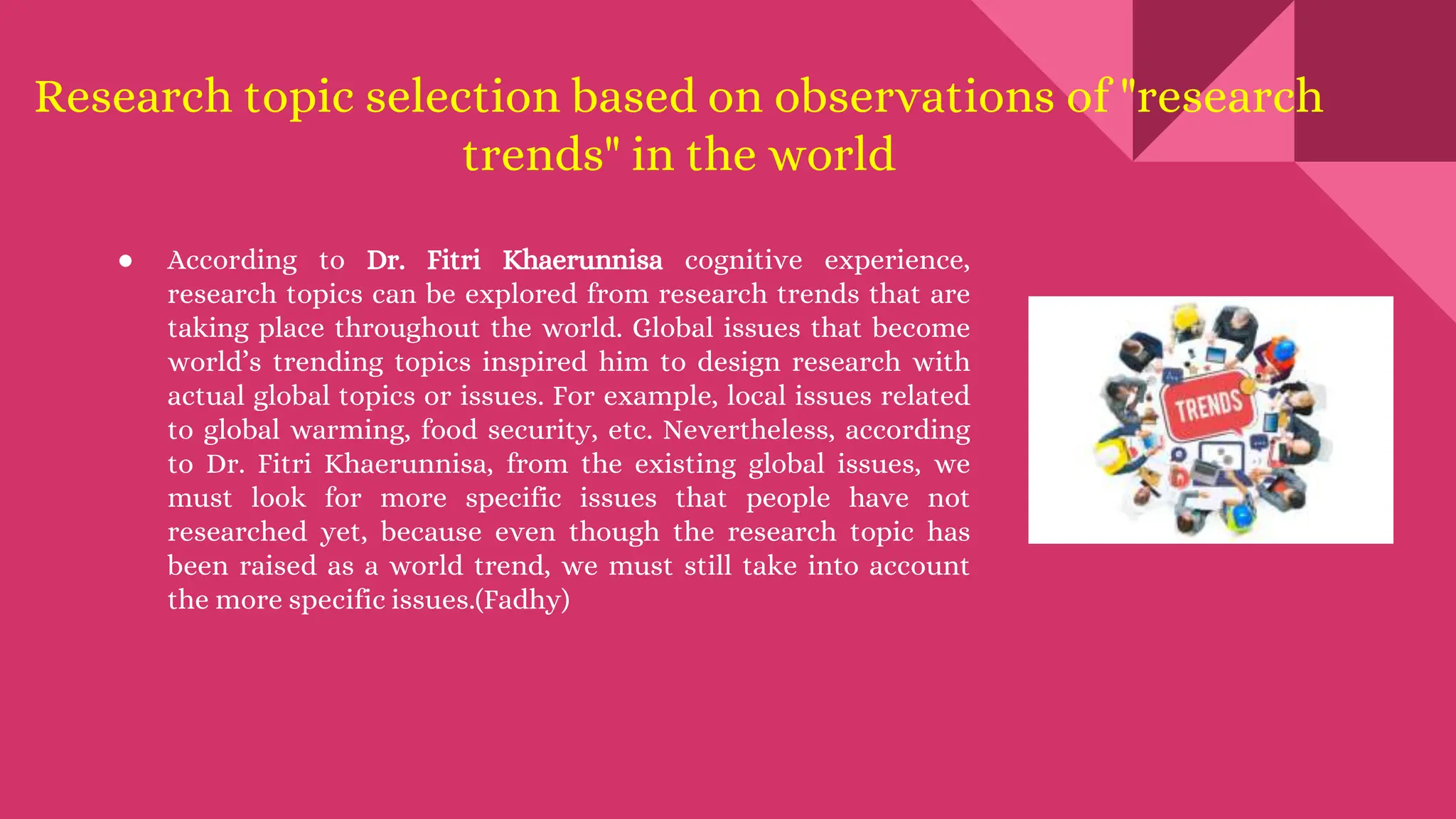 Selecting a topic for Research writing.. | PPT