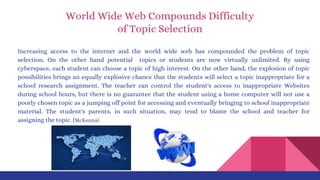 Selecting a topic for Research writing.. | PPTX