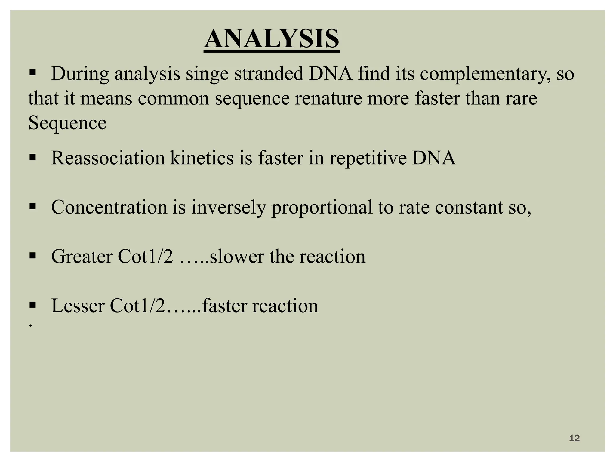 Nuclear cot curve for Bsc. Students in molecular biology | PPTX