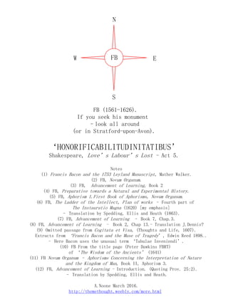 Sir Francis Bacon - Shakespeare - and the Art of Transformation | PDF