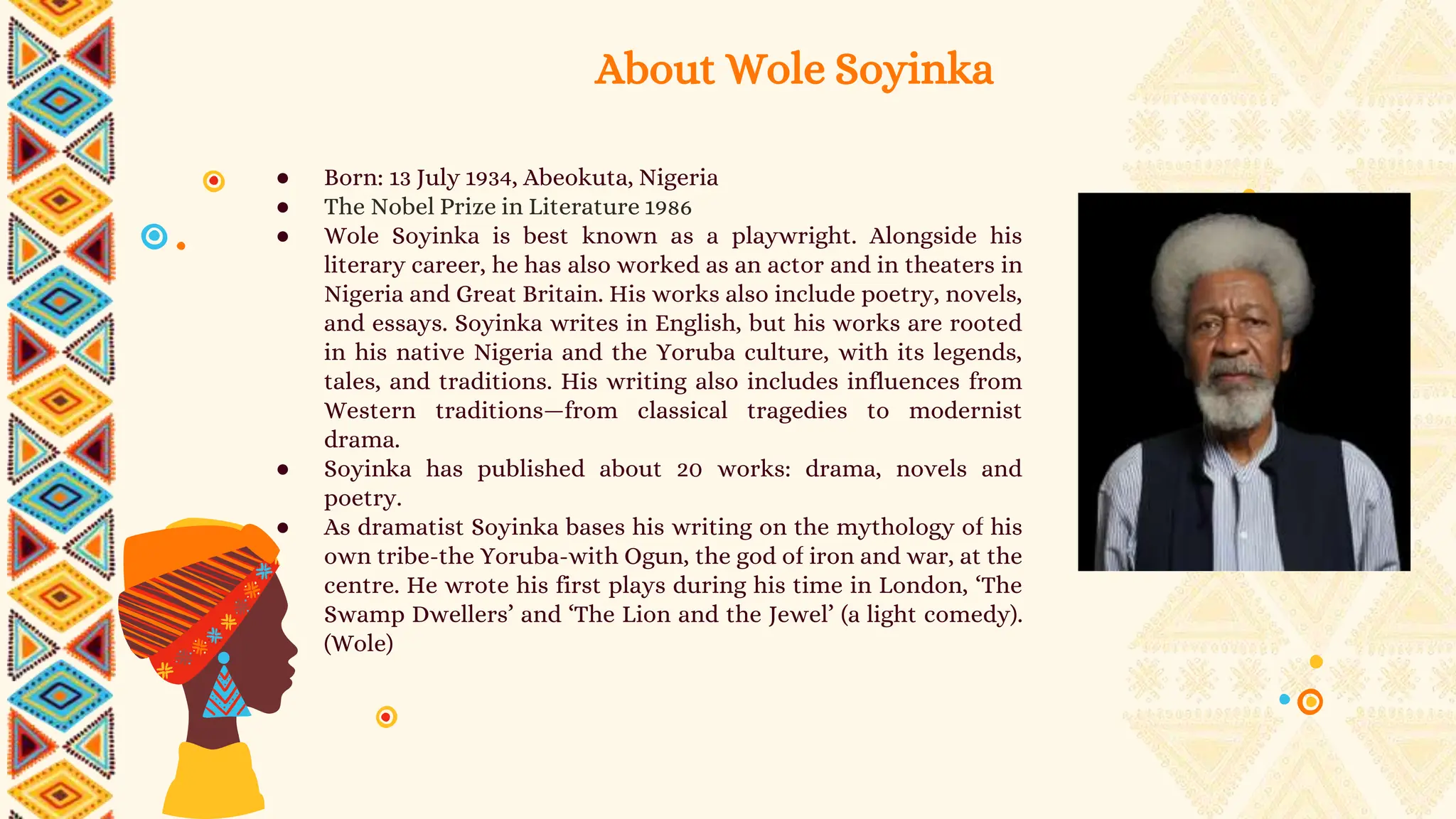 Study of Yoruba Culture in Wole Soyinka's 'Dance of the Forest'. (1).pptx