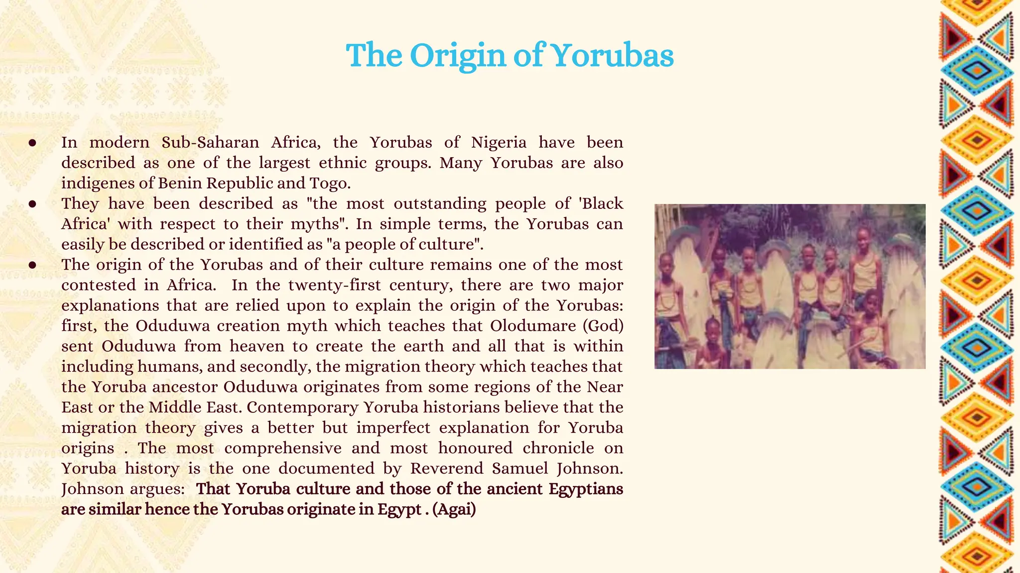Study of Yoruba Culture in Wole Soyinka's 'Dance of the Forest'. (1).pptx
