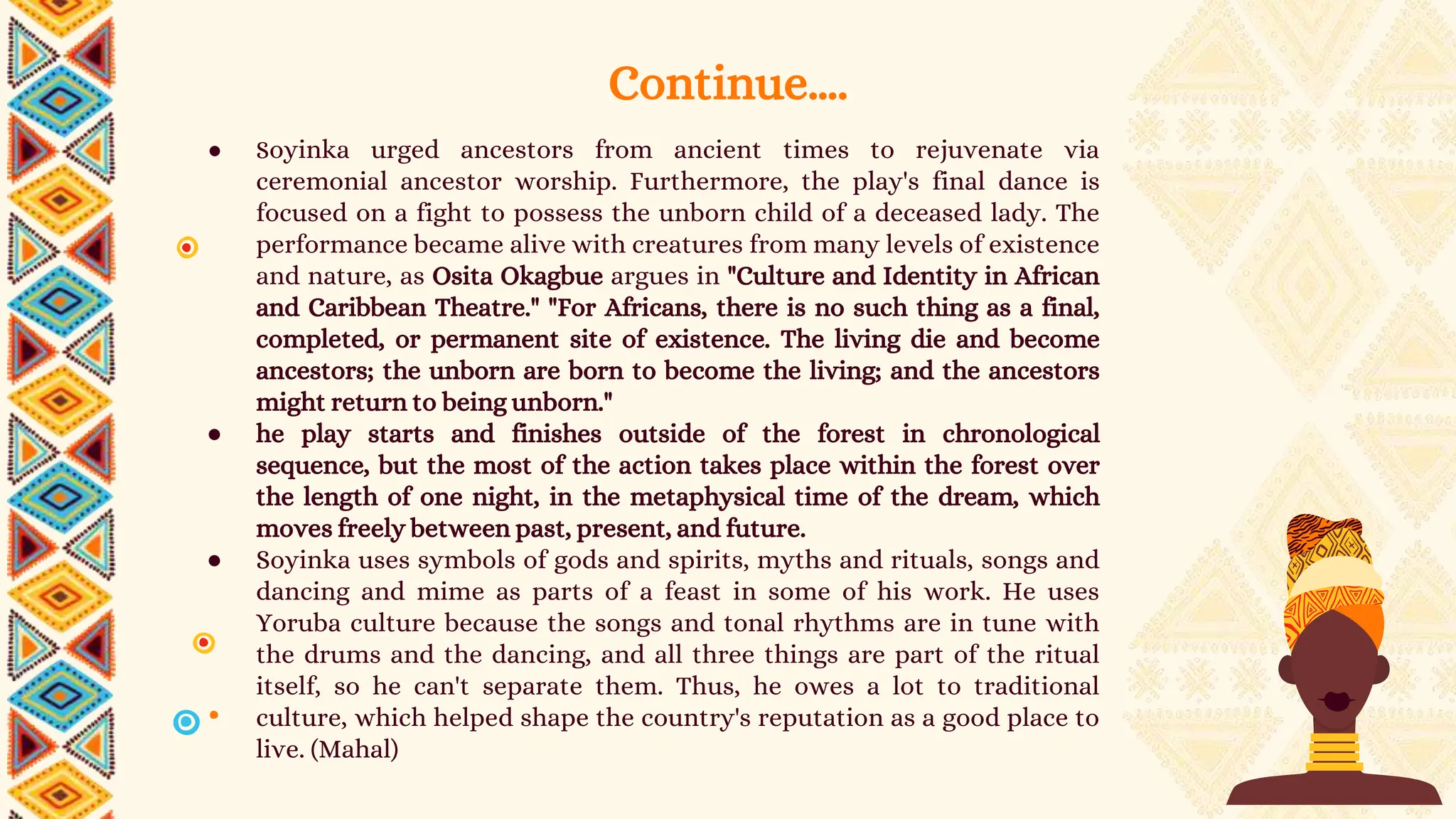 Study of Yoruba Culture in Wole Soyinka's 'Dance of the Forest'. (1).pptx