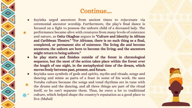 Study of Yoruba Culture in Wole Soyinka's 'Dance of the Forest'. (1 ...