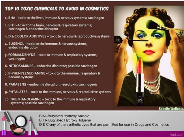 Toxicity of cosmetology | PPTX | Skin and Dermatology | Diseases and ...