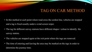 Origin and destination survey | PPTX