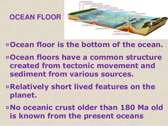 Origin and destruction of ocean floor ppt ; ocean floor :evolution of…