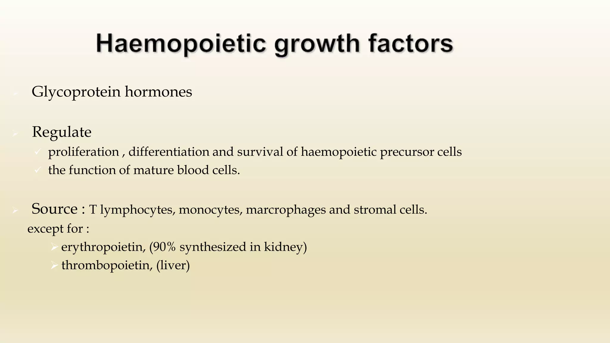 Hematopoiesis: Origin and development of blood cells | PPTX