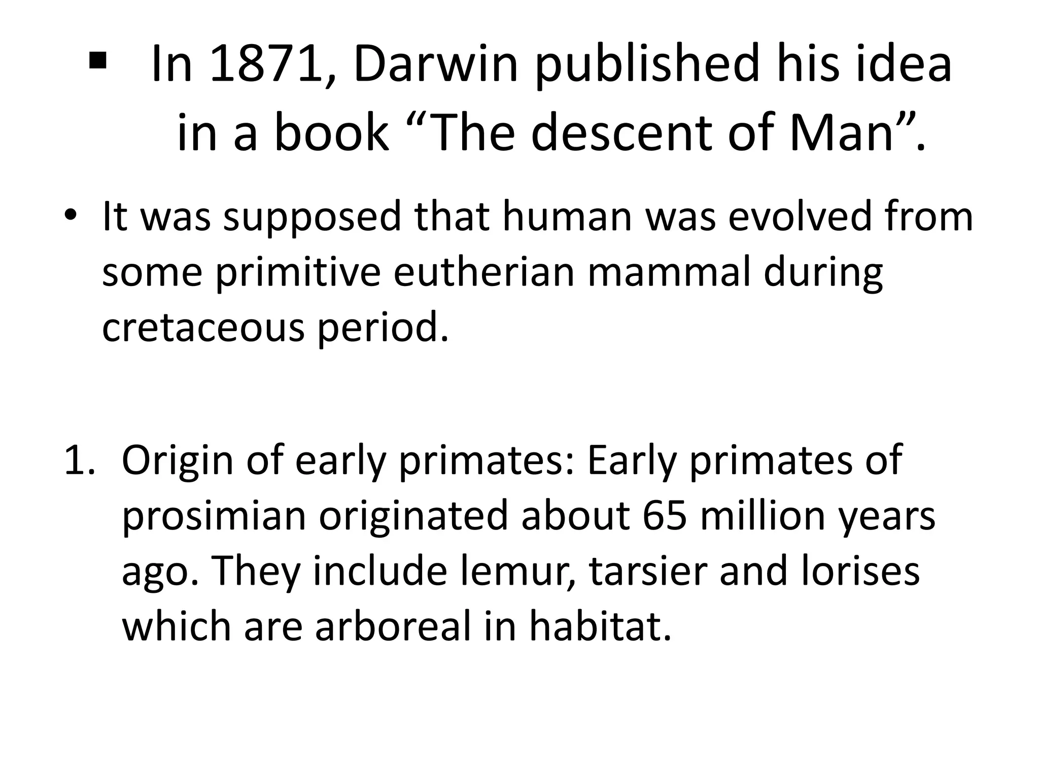 Origin and evolution of human | PPTX