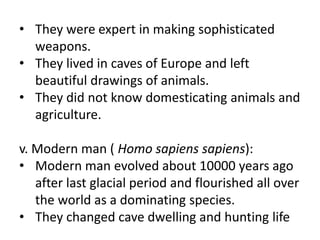 Origin and evolution of human | PPTX