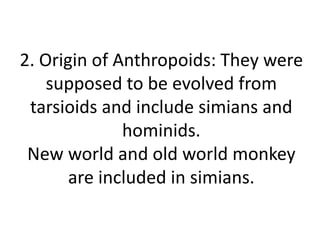 Origin and evolution of human | PPTX