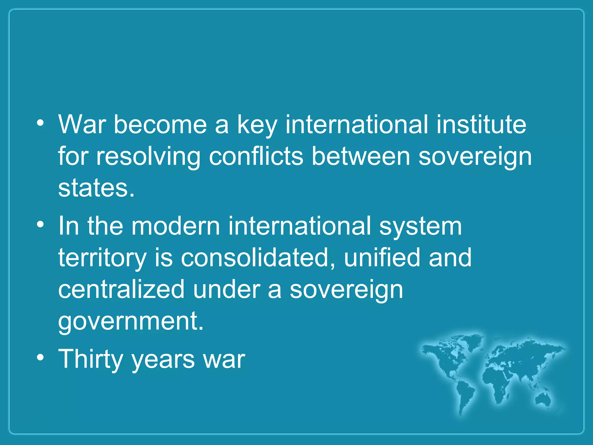 Origin and evolution of international relations | PPT