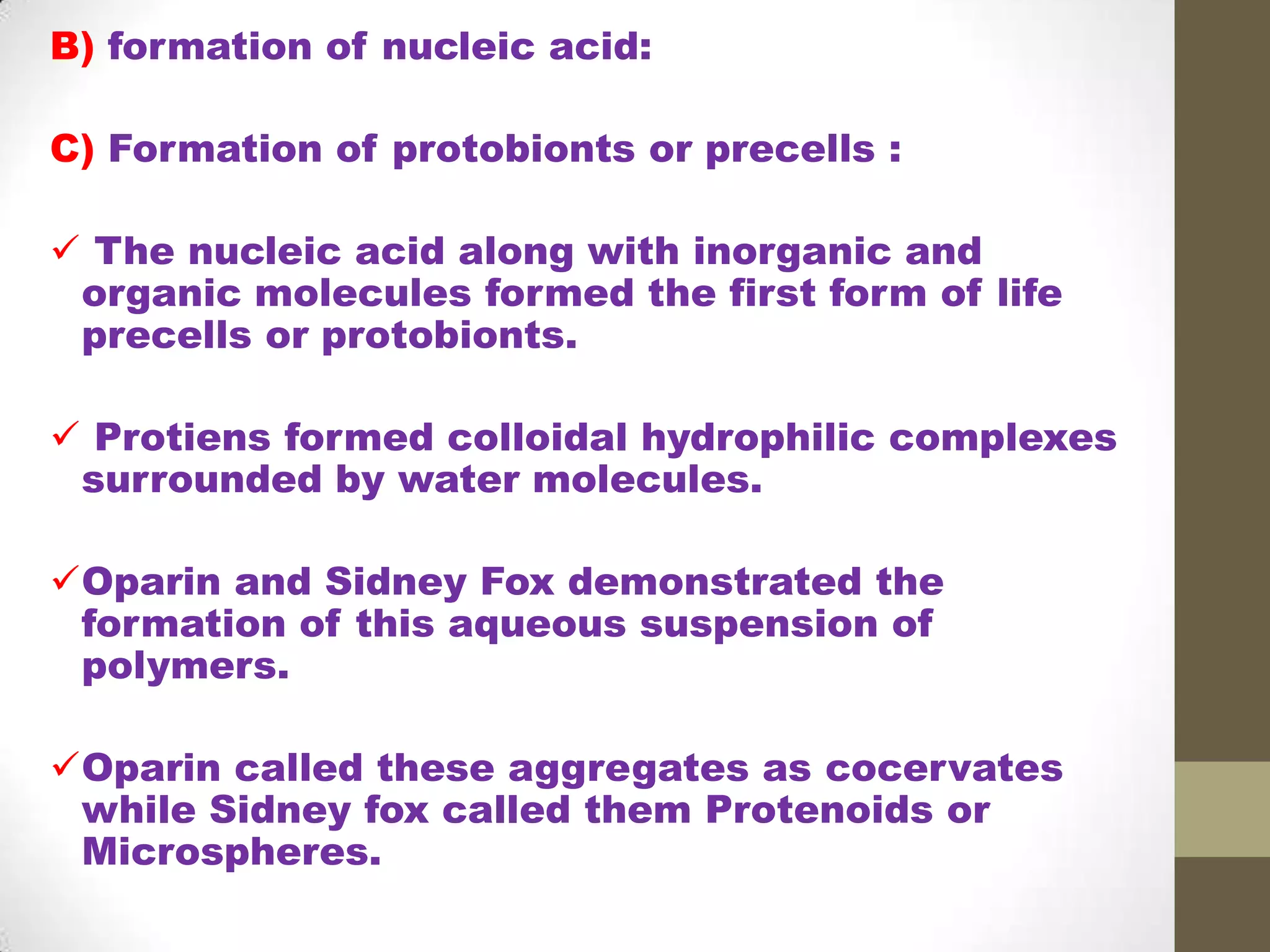 Origin and evolution of life | PPTX