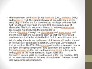 Origin and evolution of life | PPTX