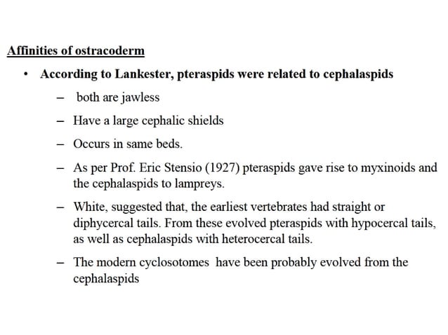 Origin and evolution of ostracoderms | PPTX