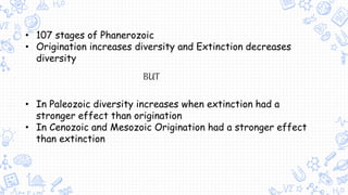 Origin and extiction of phanerozoic eon | PPTX | Geography | Science