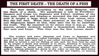 Origin and other related myths on death filipino folklore | PPTX