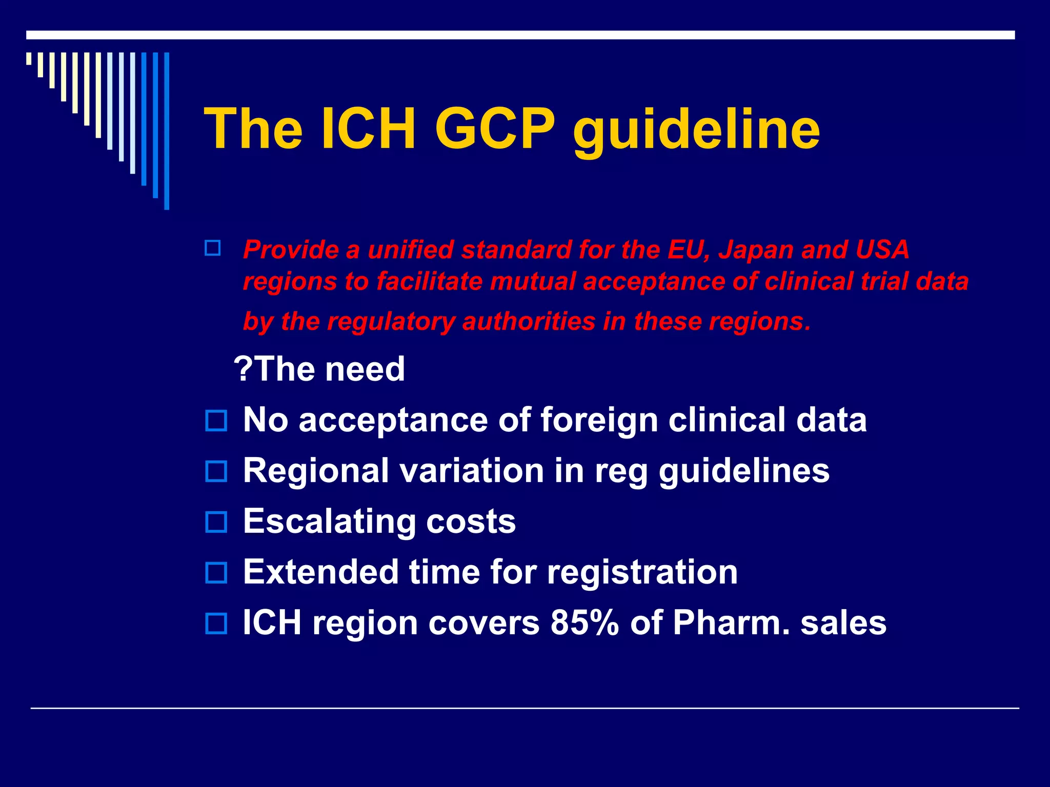 Origin and principles of international conference on harmonization ...